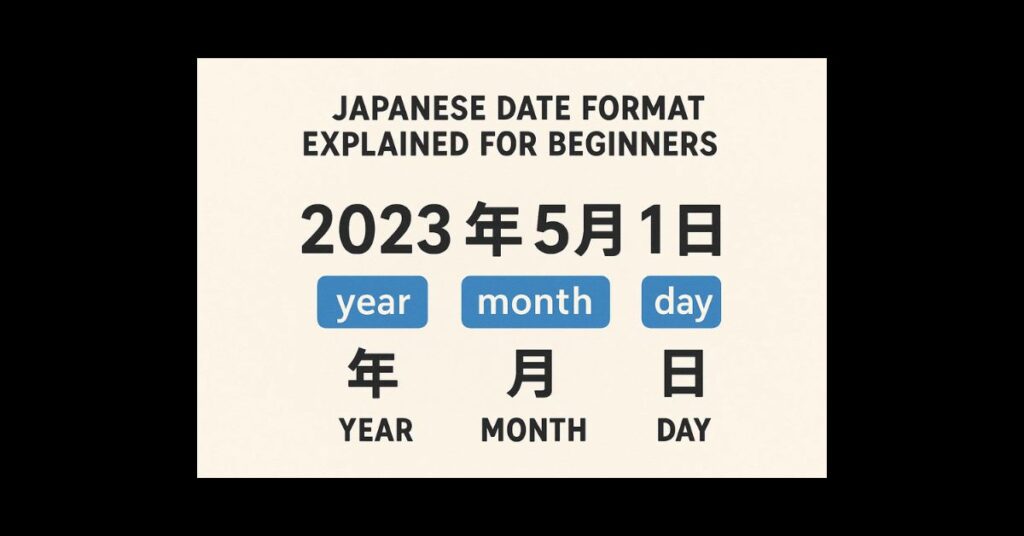 Japanese Date Format Explained for Beginners